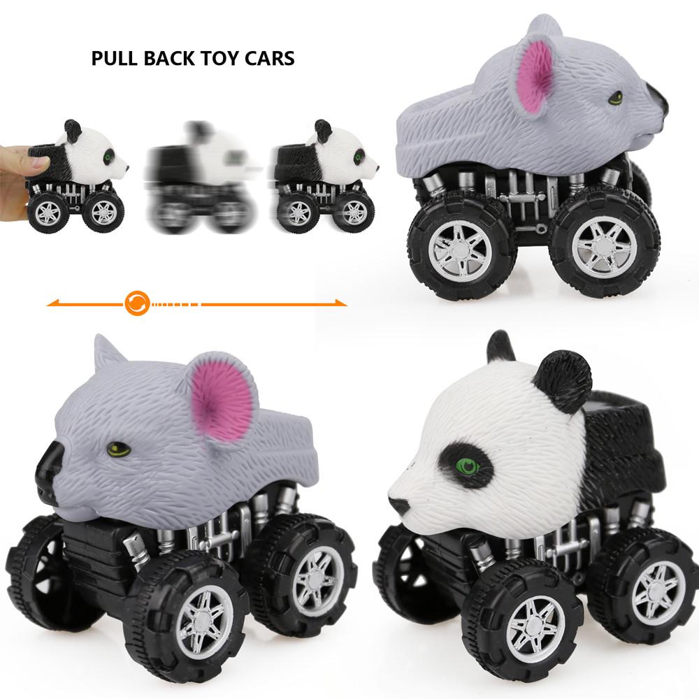 Buy Kids Friction Powered Pull Back Vehicle Mini Animal Car Toy For ...