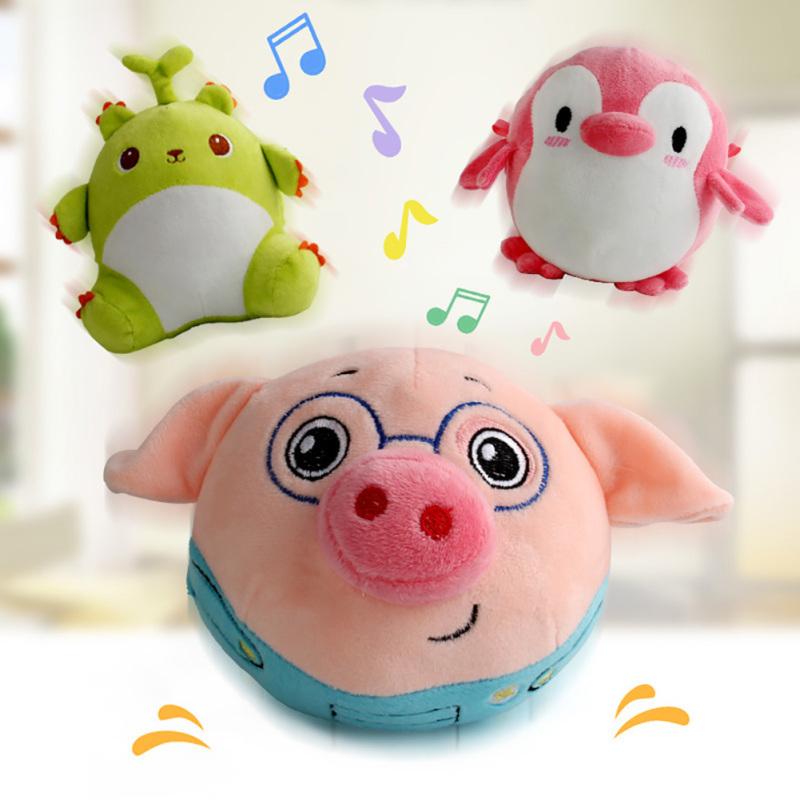 💰Kjøp Cartoon Animal Electronic Vibrator Ball Electric Plush Doll ...
