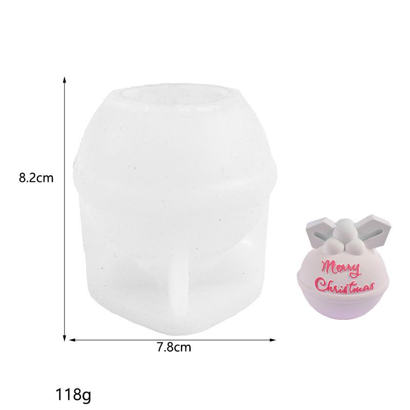Buy DIY Christmas Tree Snowman Bell Elk Casting Mold Durable Silicone ...
