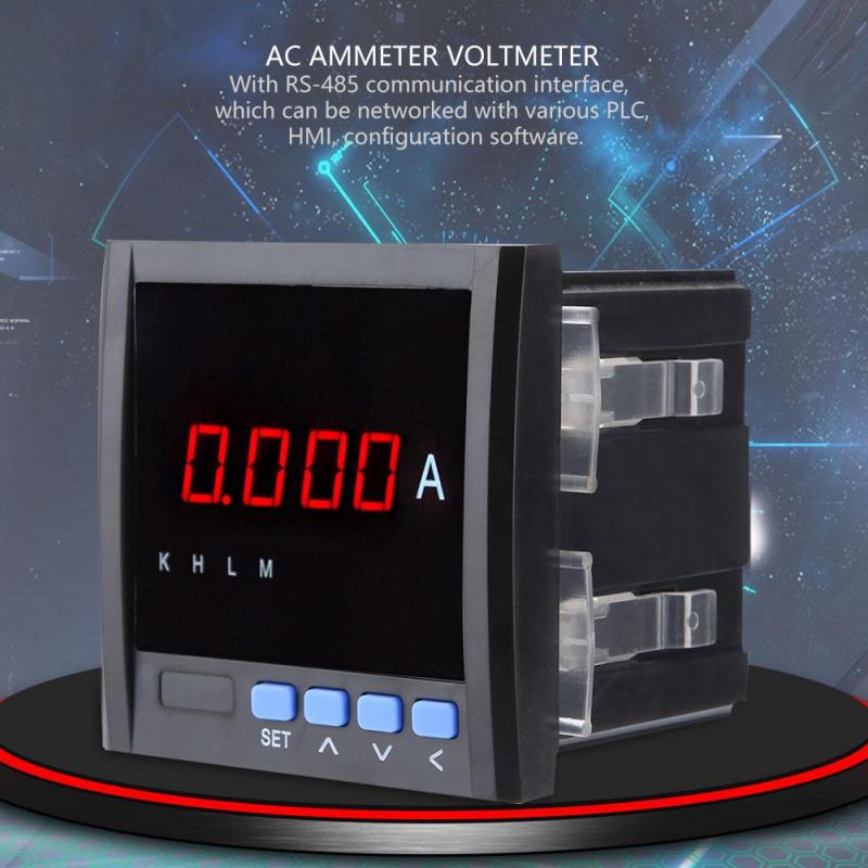 Buy Digital Display Single Phase AC Ammeter 1A/5A with RS485 ...