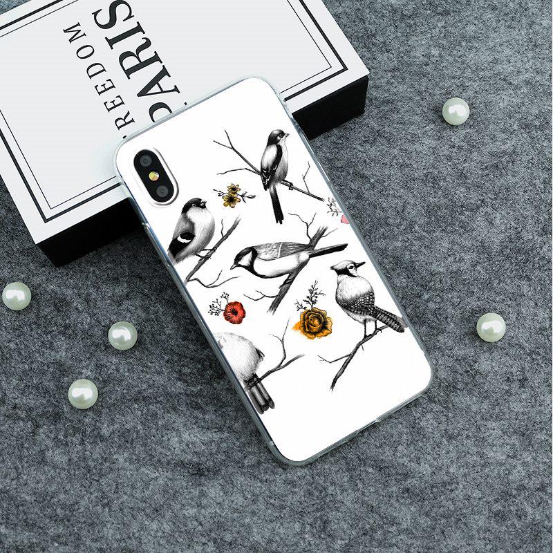Buy Cute Bird Phone Case For Iphone Xs/xr/plus/7/6/5 TPU Soft Back ...