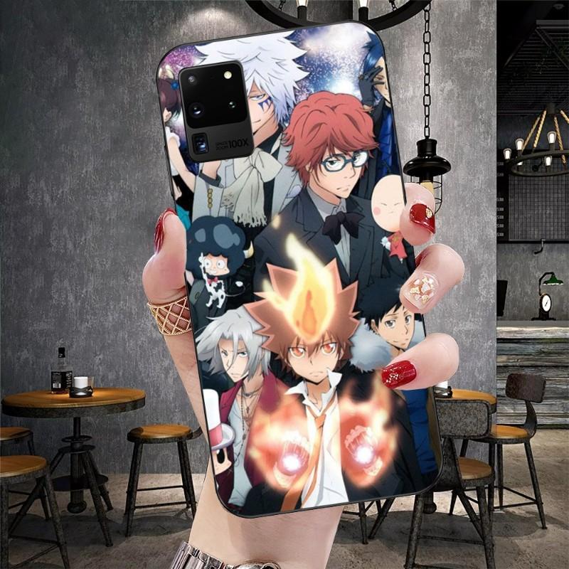 Cheap Hitman Reborn Anime Phone Case For Samsung Galaxy S6 S7 S8 S9 S10 ...