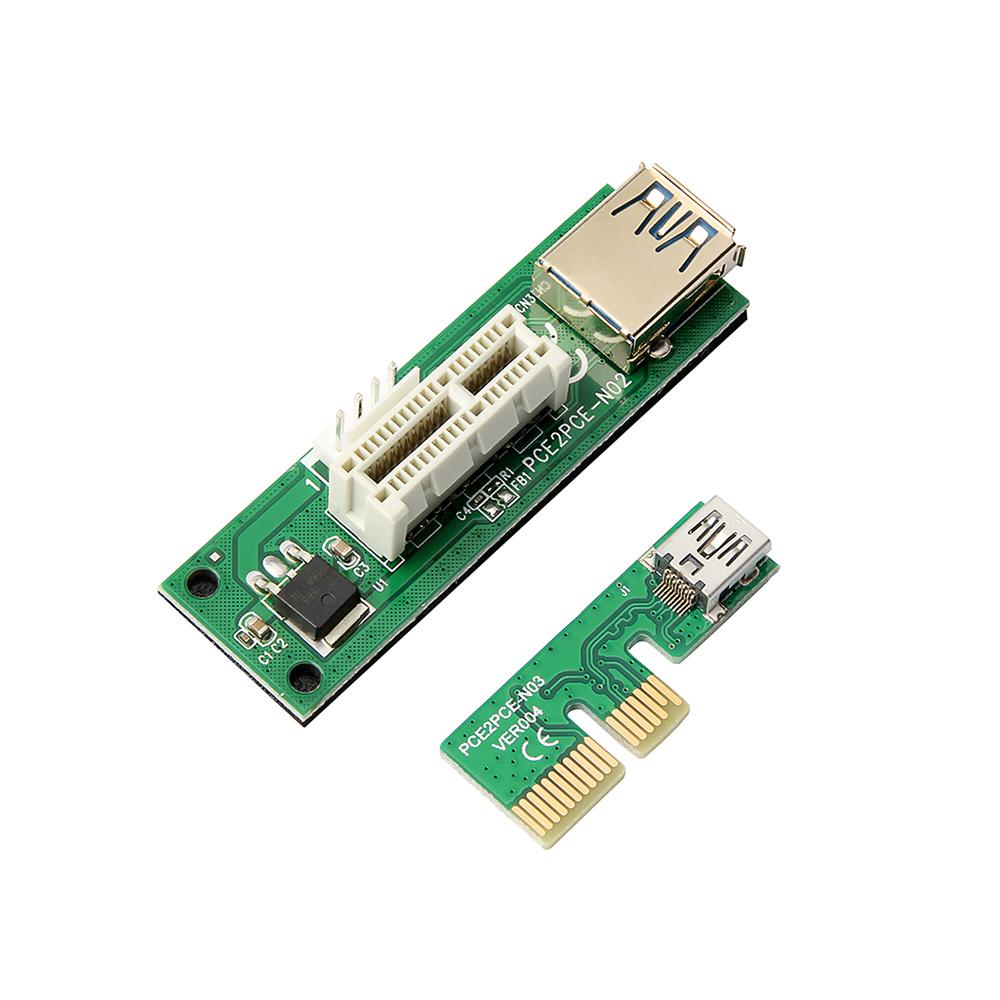 Cheap Mini PCIE X1 Extension Cable PCIE 1X Expansion Riser Card 90Right ...