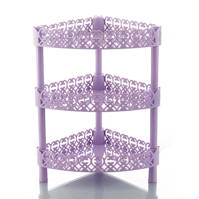 Buy Kitchen Storage Shelf Three-layer Triangular Plastic Bathroom ...