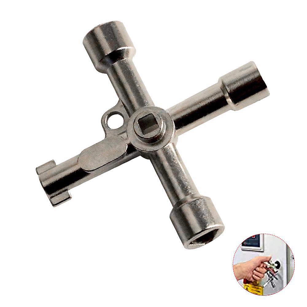 Buy Multifunction 4 Ways Universal Wrench Key Plumber Keys For Gas ...