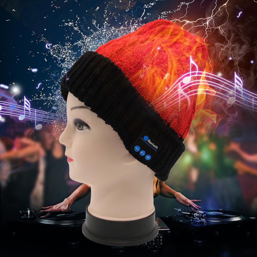 Buy DDRR Wireless Smart Music Hat Comfortable Men Women Knitted ...