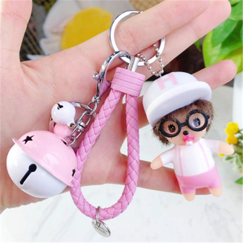 Creative Cute Cartoon Keychain Men's Women's Car Key Chain Ring Couple ...