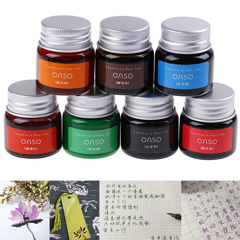 Buy 20Ml Authentic Pure Colorful Ink Fountain Pen Writing Ink Refill ...