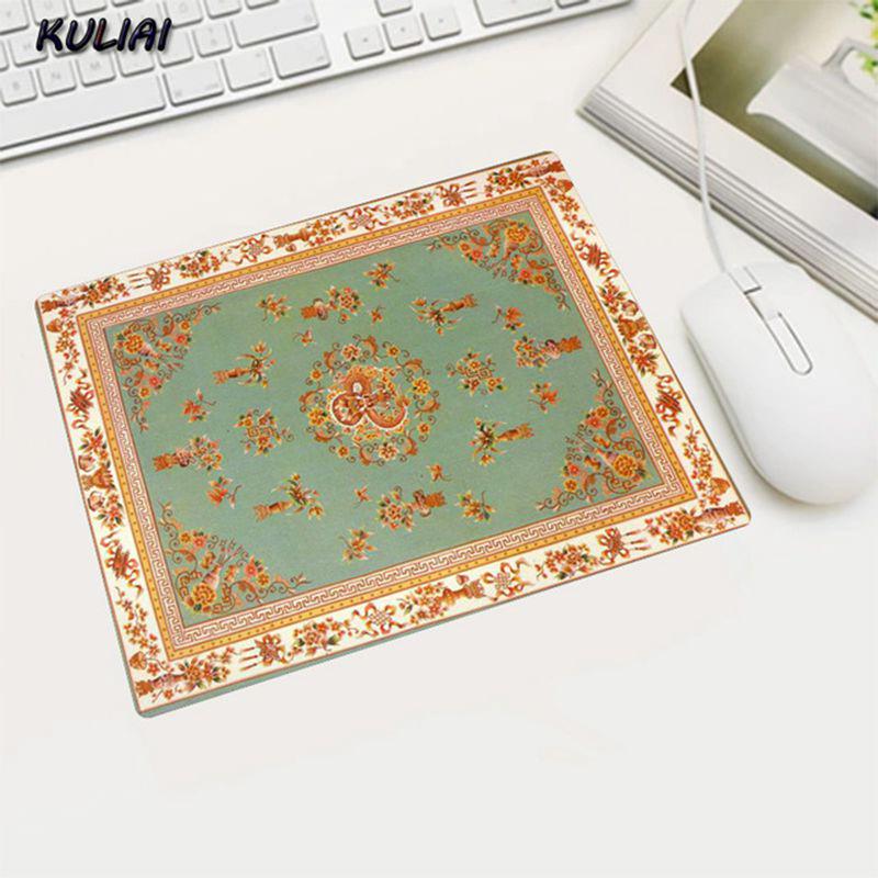Buy Rectangular Mini Bohemia Persian Style Woven Rug Mouse Pad Small ...