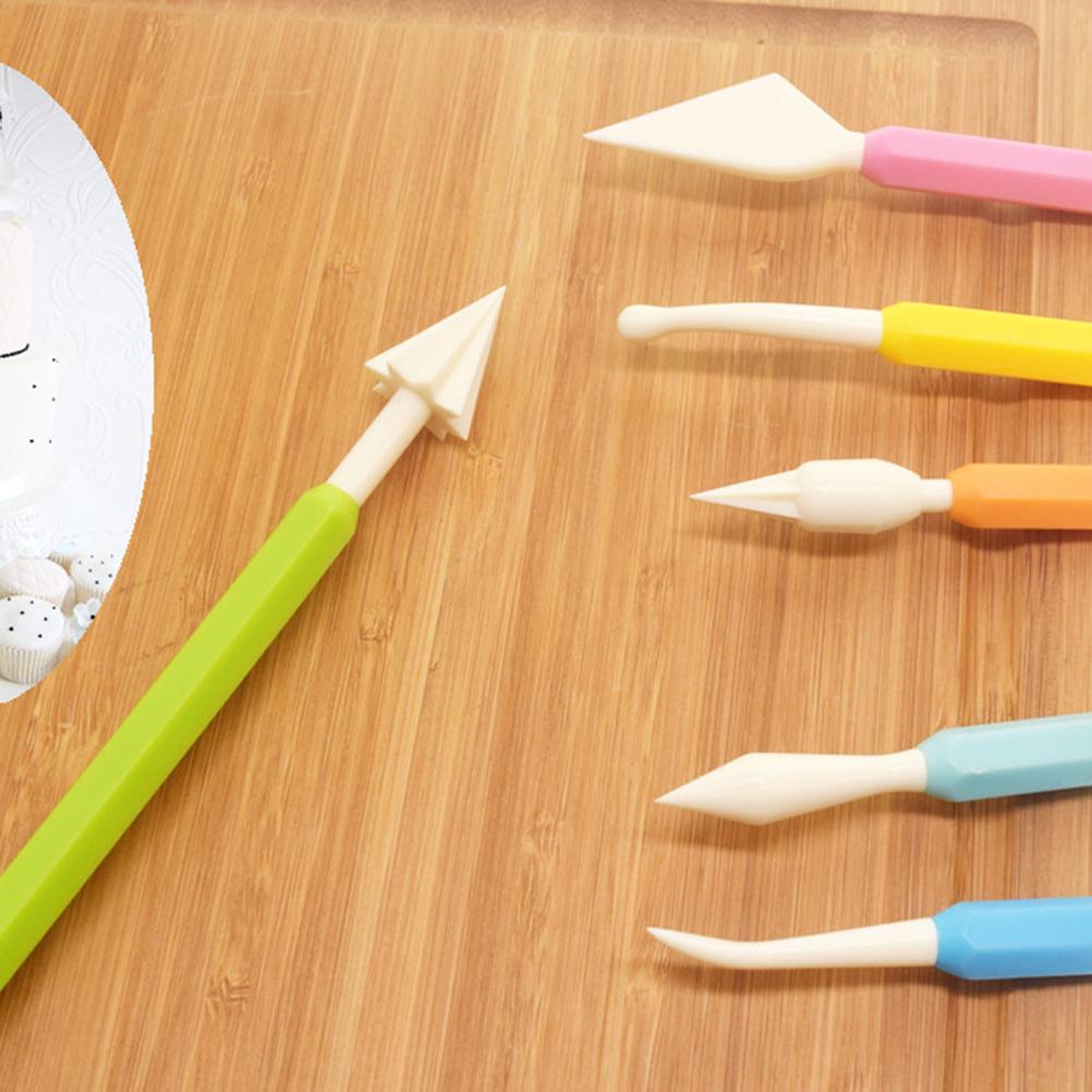 Buy 9 Pcs Cake Carving Pens Plastic Cake Decorating Tools Bakeware for ...