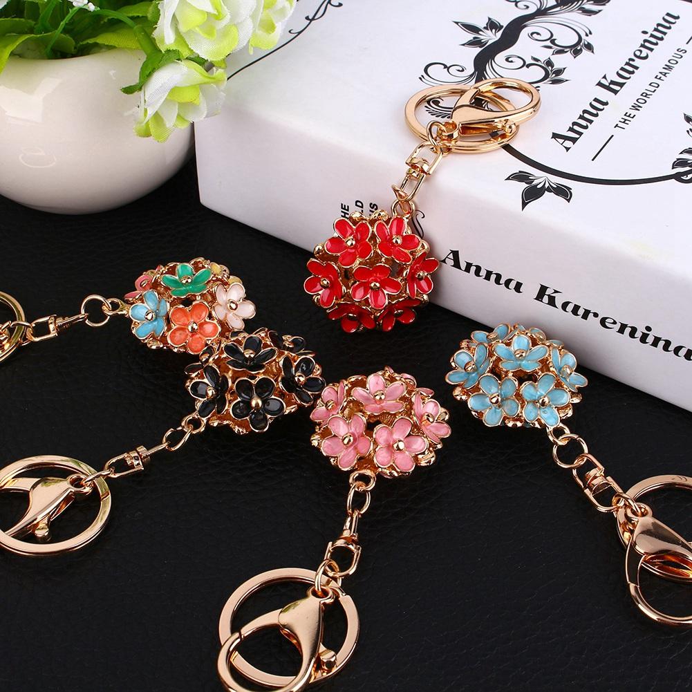 💰Kaufe Pretty Heart Key Keychain Rhinestone Key Ring Purse Charm ...