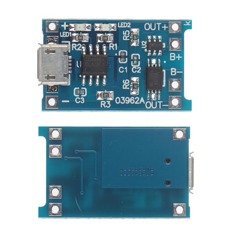 5 Pcs Micro USB 5V 1A 18650 Lithium Battery Charger Module Charging ...