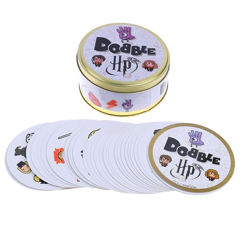 Buy Dobble Spot It Card Game Toy Iron Box 55 Cards Sport Hip Kids Board ...