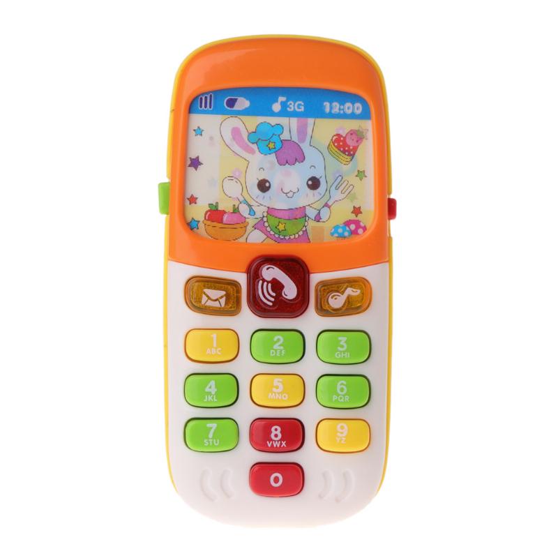 Buy Baby Toy Mobile Phone Kid Electronic Musical Cartoon Smartphone ...