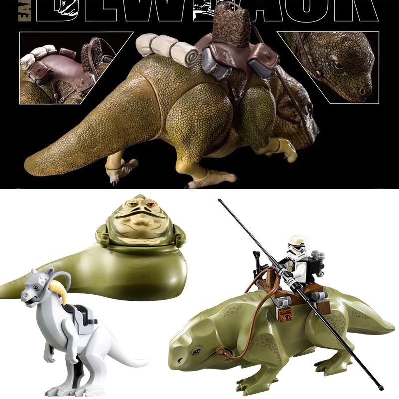 Buy The Force Power Of Blocks Dewback Jabba Assembled Minifigure 45cm ...