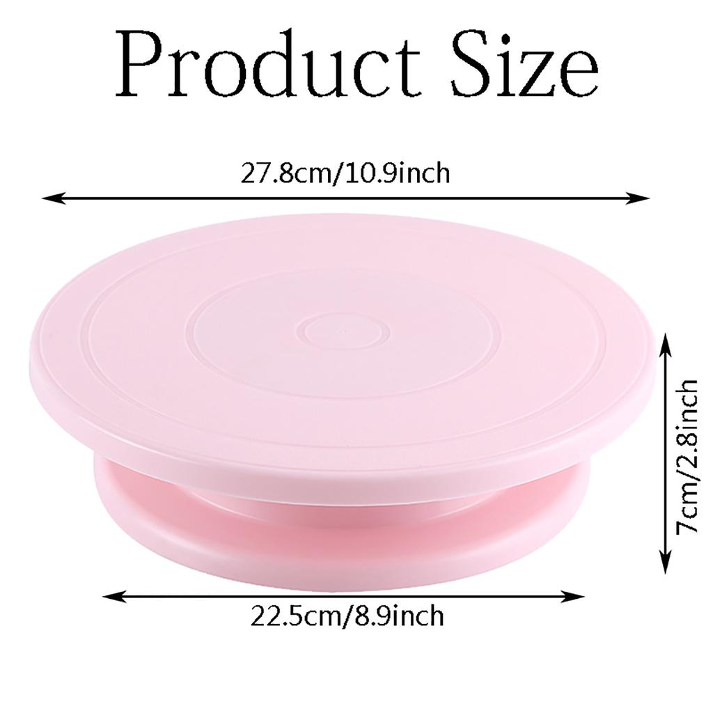 Buy 1Pc Rotating Cake Turntable Cake Stand Spinner Sculpting Wheel ...