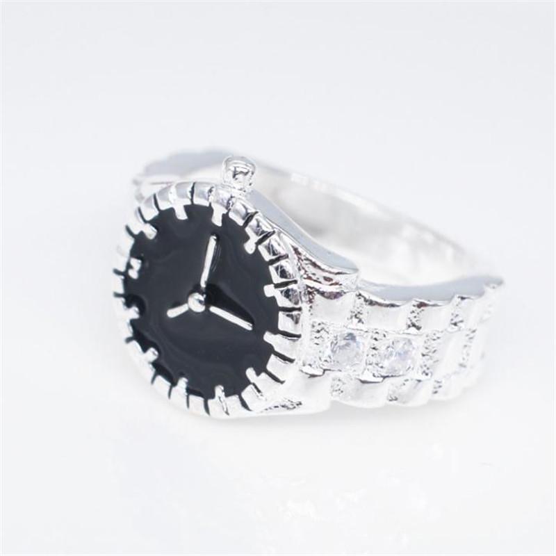 Buy Mini Watch Engagement Ring For Men Women Romantic Matching ...