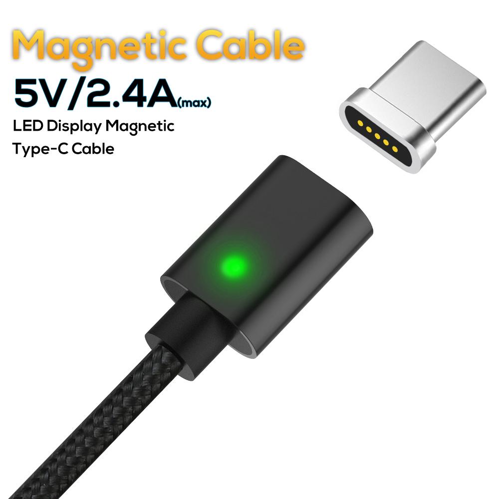 Buy TOPK Magnetic Cable Micro USB Cable Nylon Braided Data Sync Mobile ...