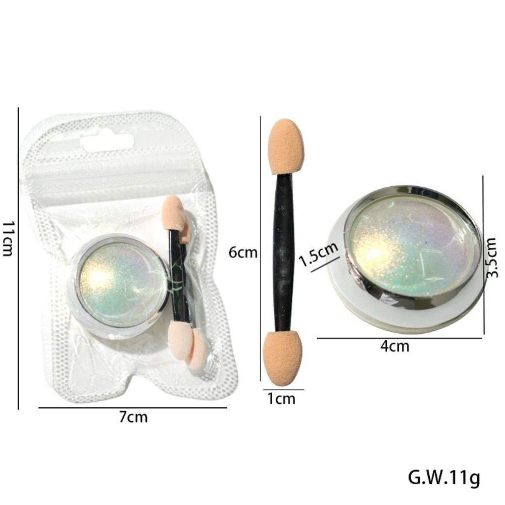 Kaufe Manicure Rubbing on White Nail Glitter Dust Nail Powder Aurora ...