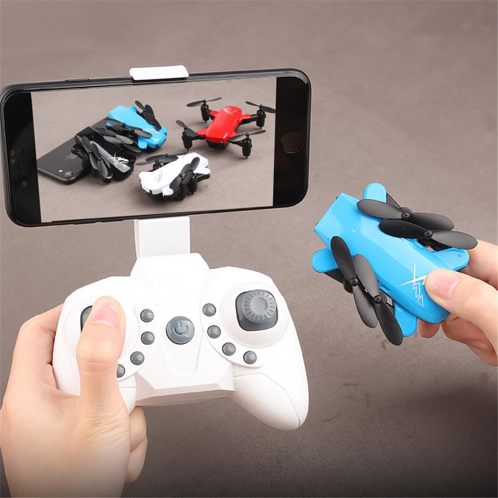 Buy D9 Quadcopter Aircraft Mini Folding Altitude Hold Drone WIFI Real ...