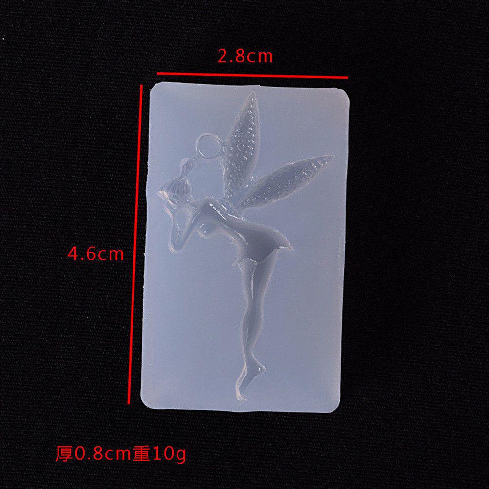 Buy Qualified Jewelry Resin Necklace Mould Fairy Elf Pendant Mold Angel ...