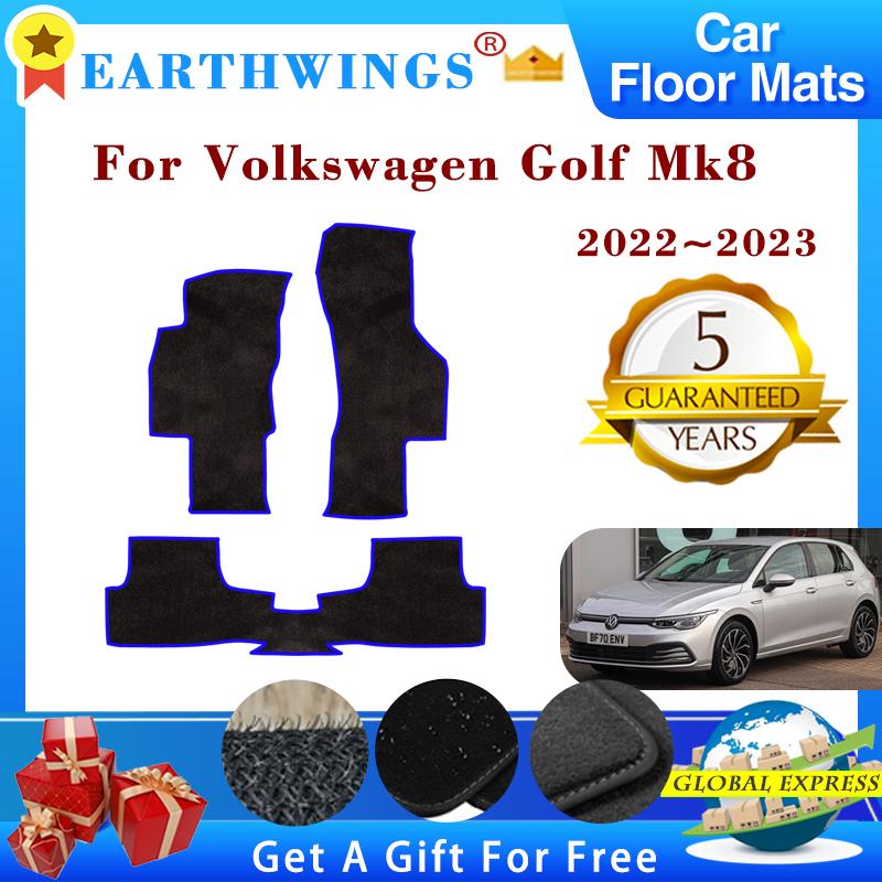 Buy Floor Mats For Volkswagen Golf Mk8 VW GTE GTD GTI R R-Line 2022 ...