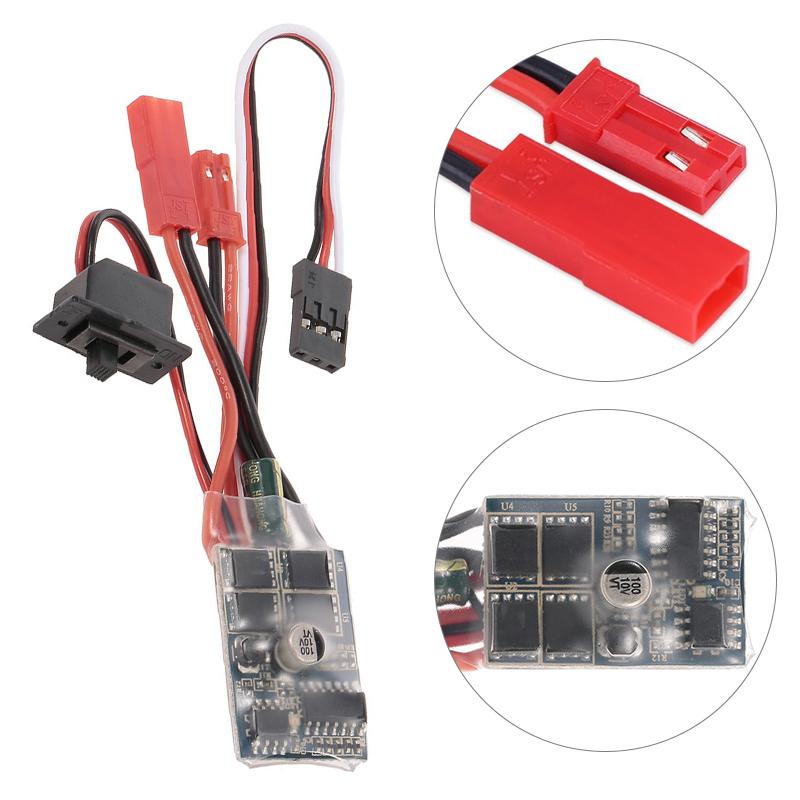 Buy ESC 30A Brushed Electric Speed Controller for WPL C14 C24 B14 B24 ...