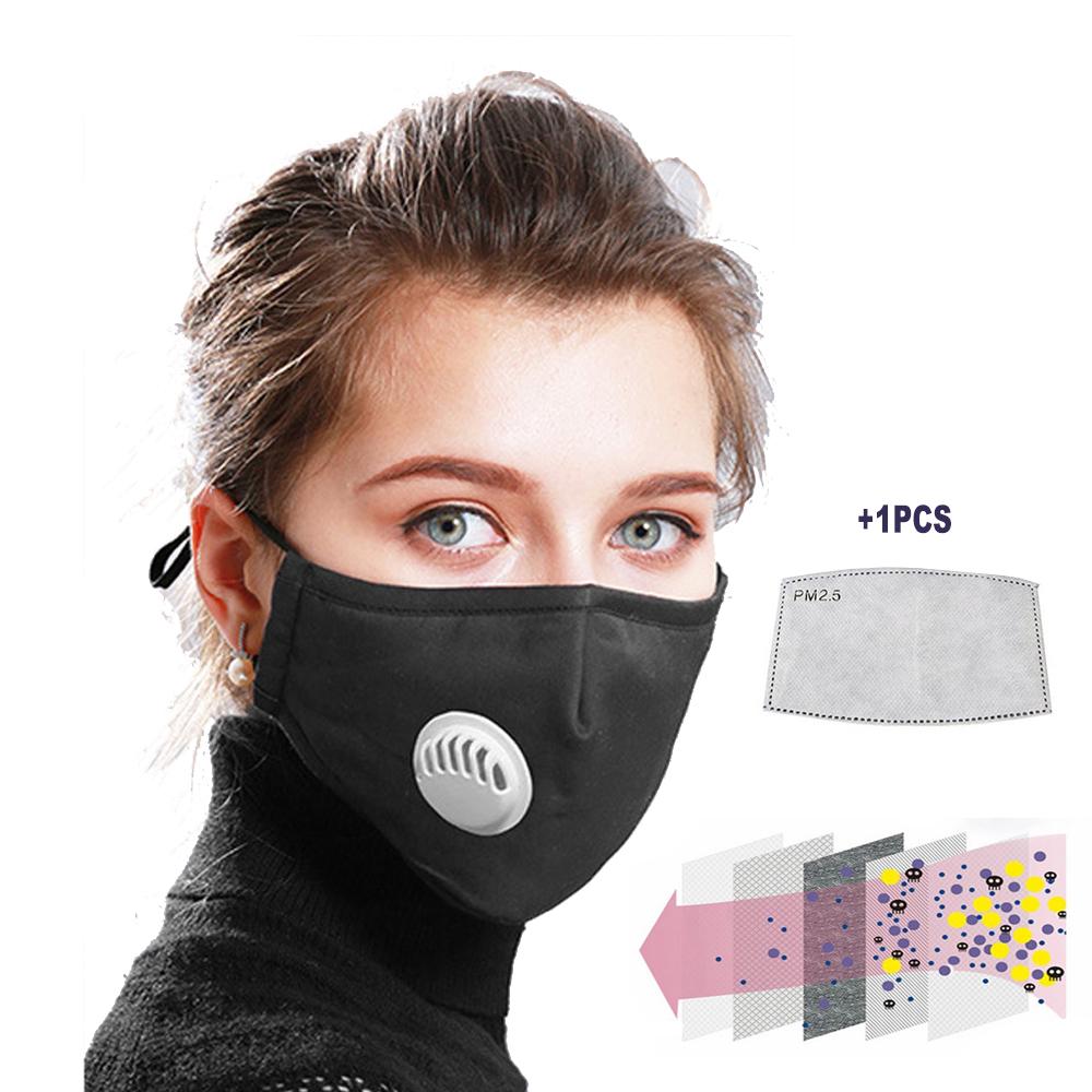 Buy Anti Pollution PM2.5 Mouth Mask Dust Respirator Washable Reusable ...