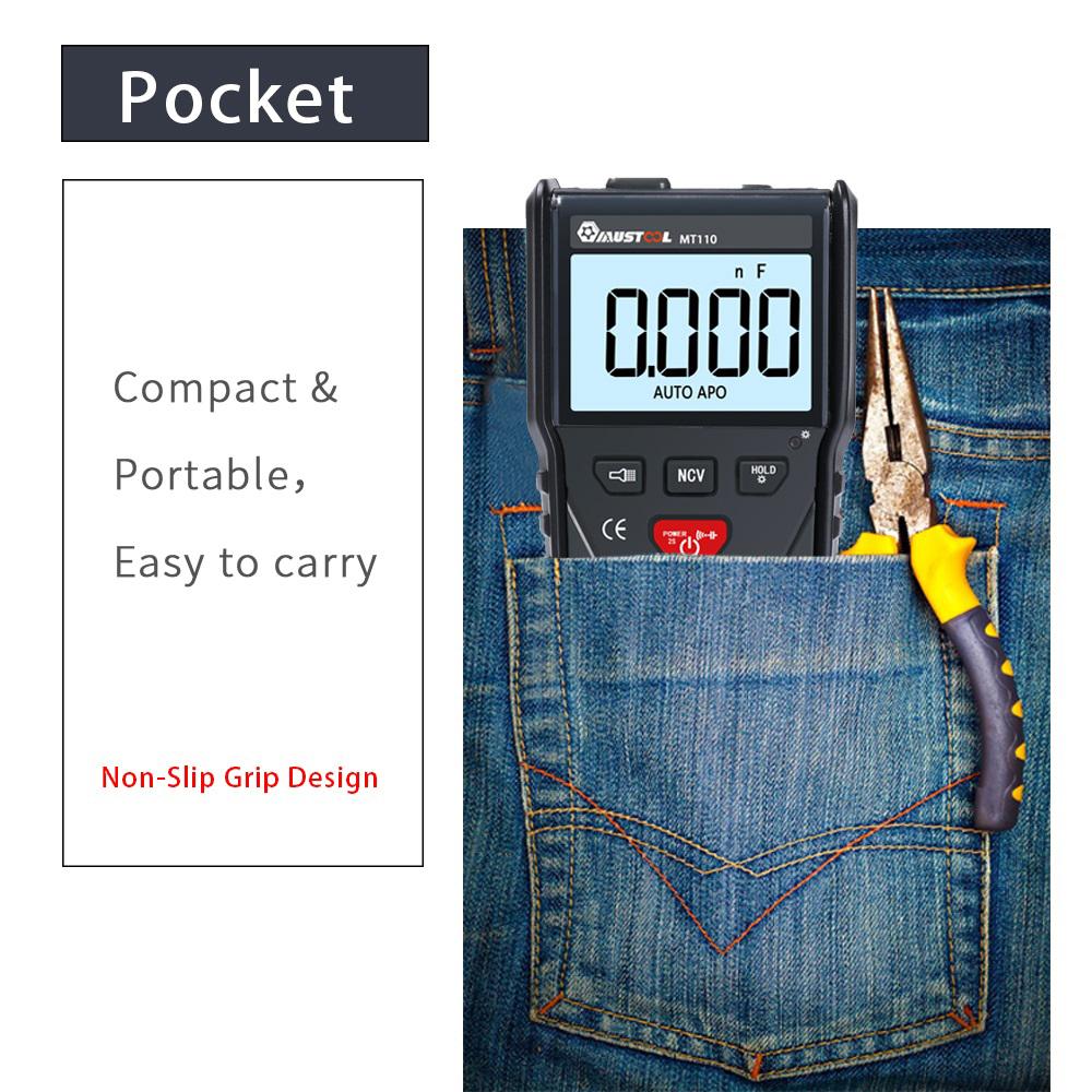 Buy MUSTOOL Mt110 Auto Measure Multimeter True RMS Digital 6000 Counts ...