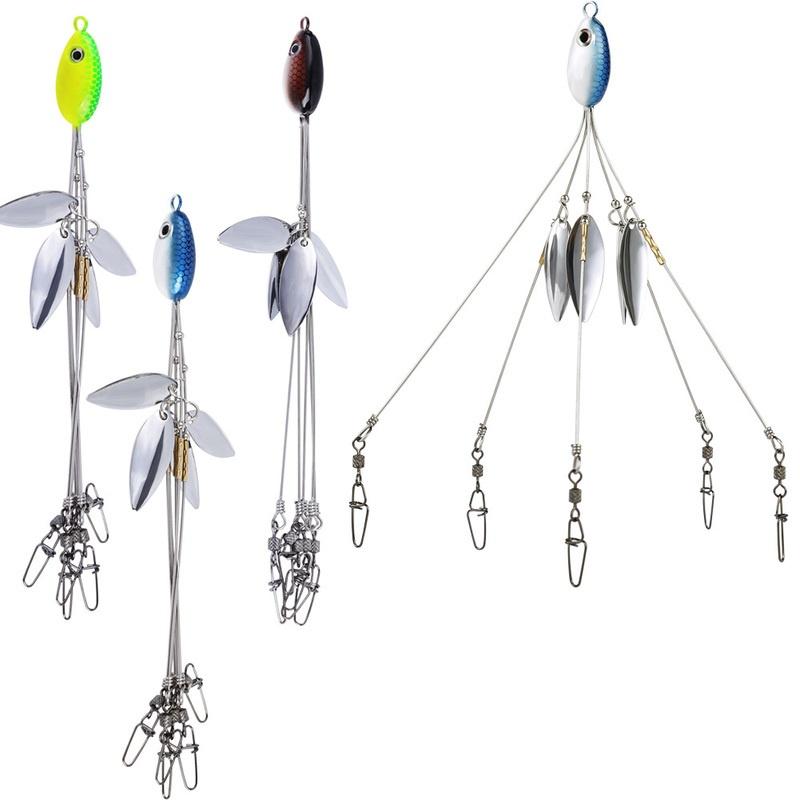 Buy Fishing Tackle Accessories 5 Arms Alabama Umbrella Rig with Multi ...