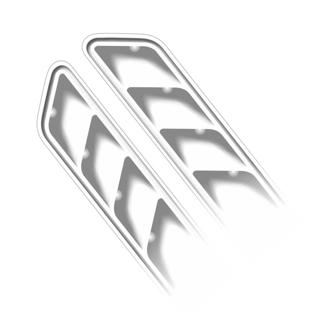 Buy 1 Pair Car Styling Stickers Decorative Air Flow Intake Hood Fender ...
