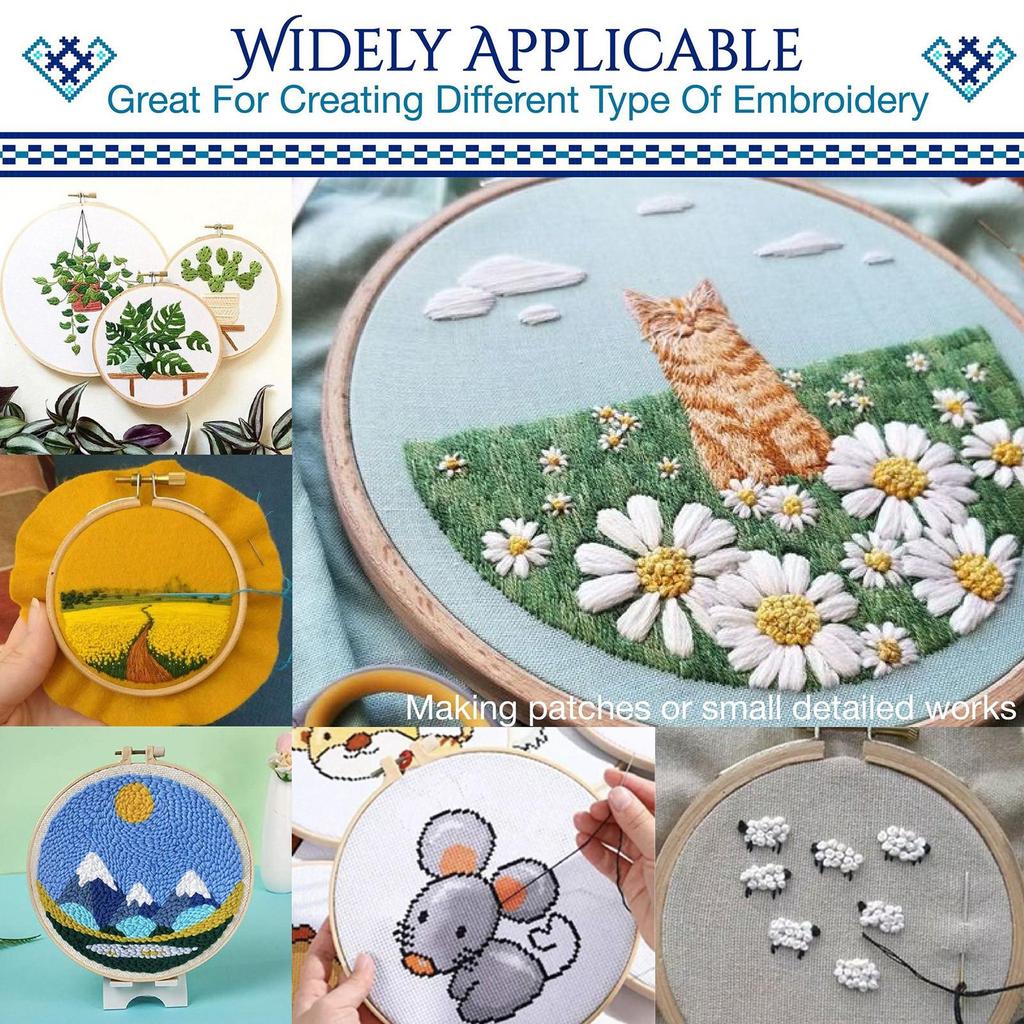 Cheap (HO)Embroidery Stitching Punch Needle Magic Needle Kit | Joom