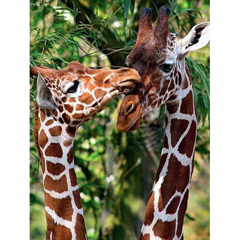 Cheap Giraffe DIY 5D Diamond Painting Cross Stitch Kits Full Round ...