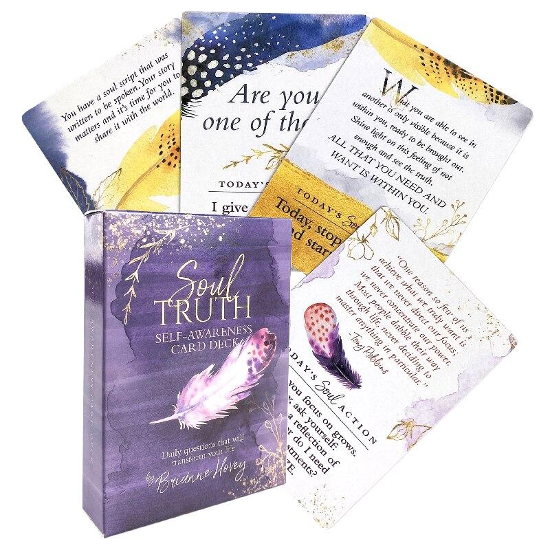 Buy Soul Truth Self-Awareness Card Deck Daily Questions That Will ...