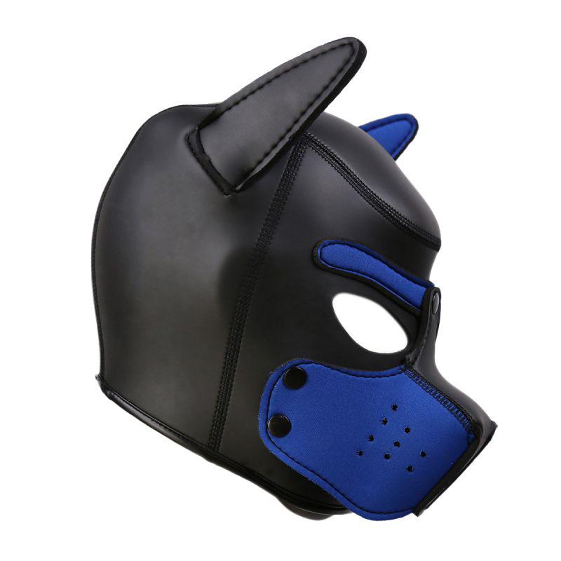 Buy Halloween Sexy Cosplay Puppy Mask Dog Full Soft Head Mask Prop ...