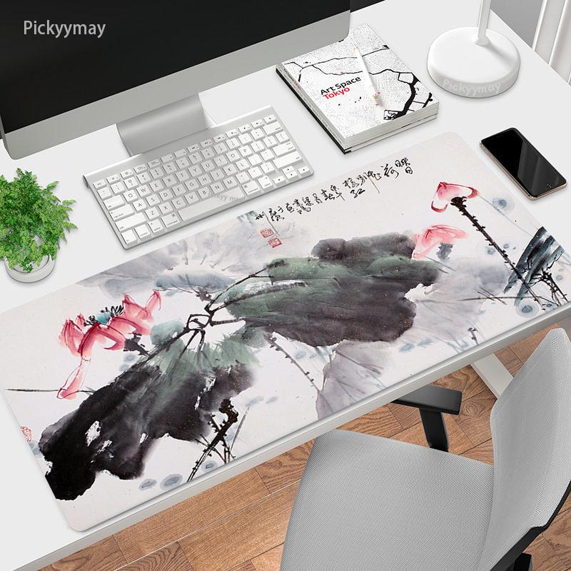 Cheap Chinese Lotus Mouse Pad Large Desk Mat Computer Deskmat Mousepad ...