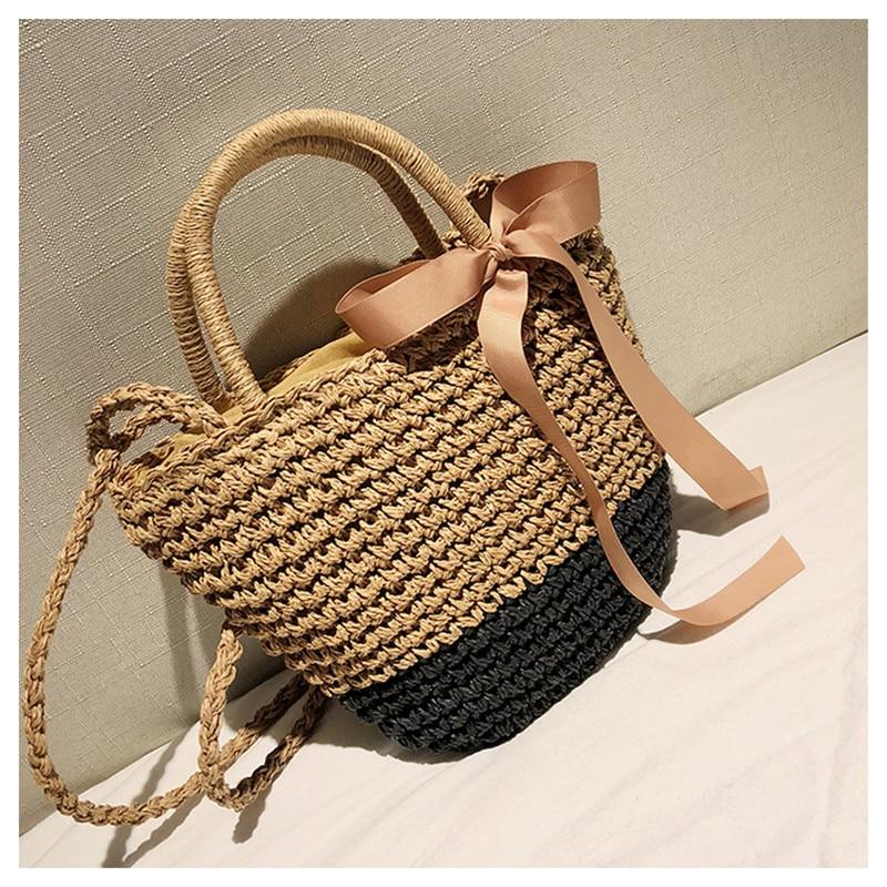 Kits & How To Crochet Knitting handmade straw bag etna.com.pe