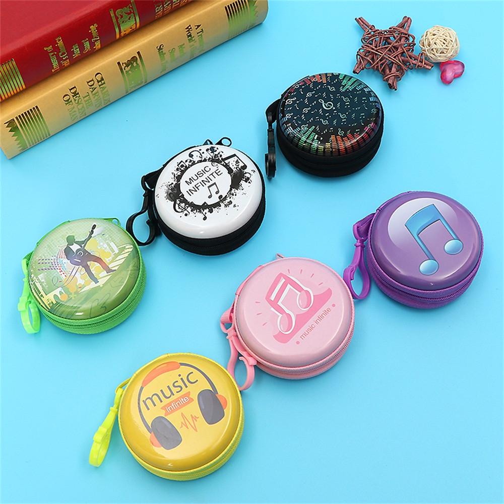 Mini Zipper Earphone Headphone SD Card Storage Bag Box Carrying Pouch ...