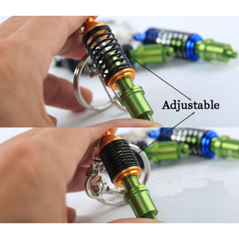 Buy Gift Adjustable Shock Spring Car Keyring Absorber Keychain Coilover ...