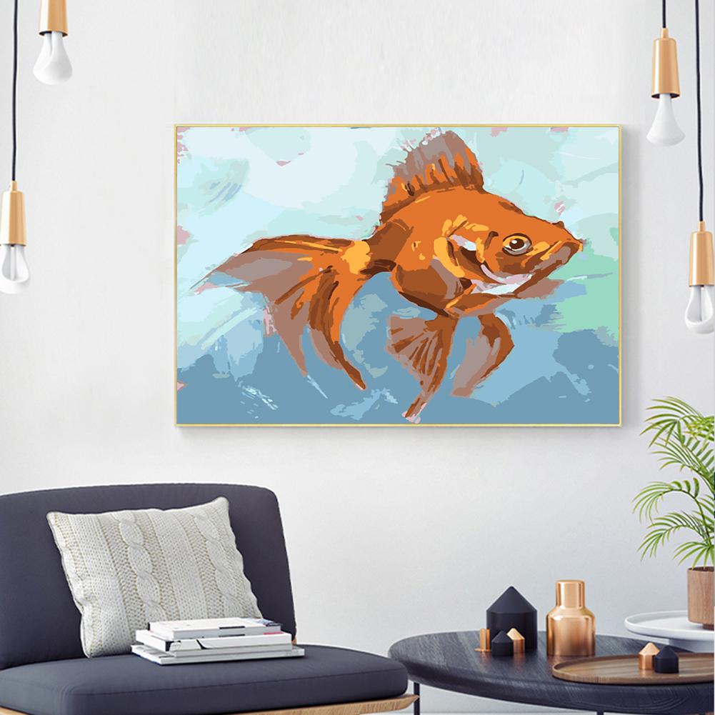 Buy Oil Paint Fish By Numbers Coloring Picture Digital Drawing L378 at ...