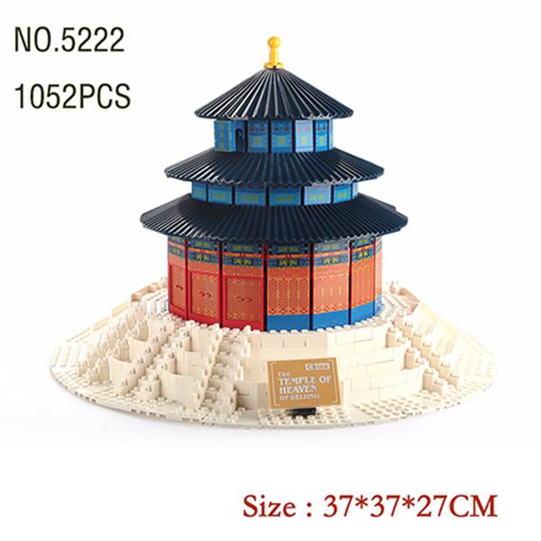 Buy Temple of Heaven Model Nano Building Blocks for Kids Model Nano ...
