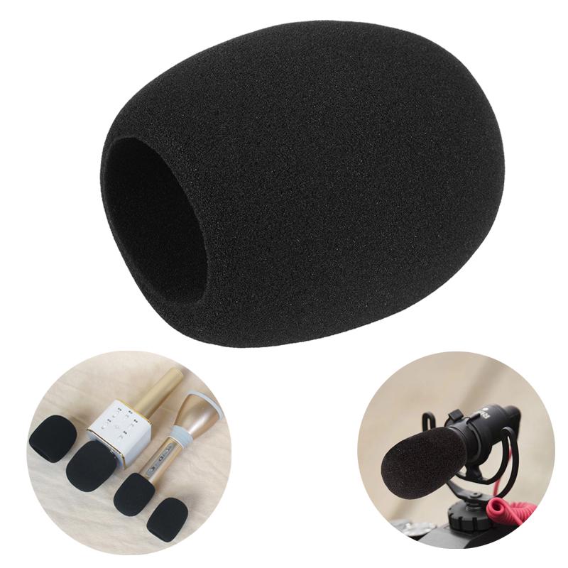 Buy Microphone Soft Thicken Foam Mic Cover Sponge Cap Studio Protective ...