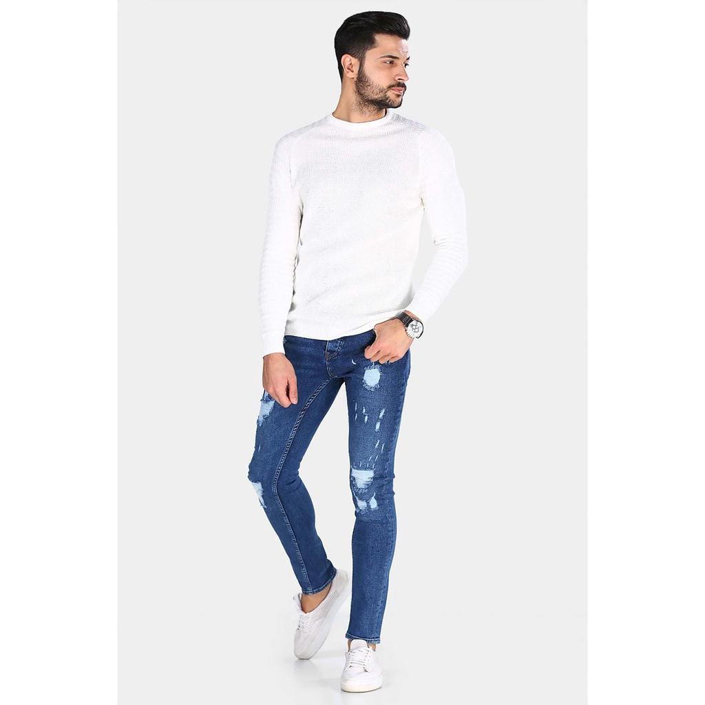 Buy Ripped Patterned Men's Jeans at affordable prices — free shipping ...