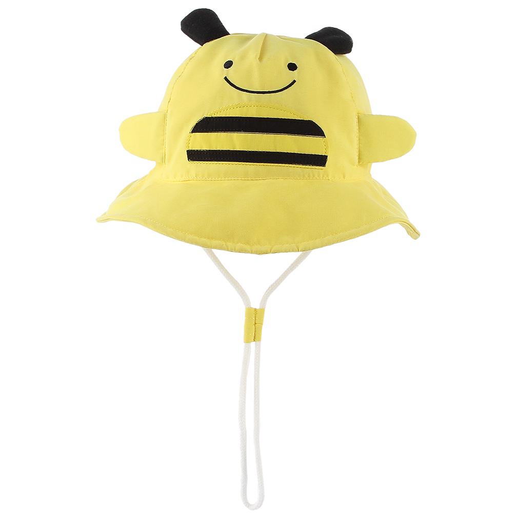 Buy Cartoon Bee Bucket Hat Outdoor Sunhat Soft Breathable Cotton Beach ...