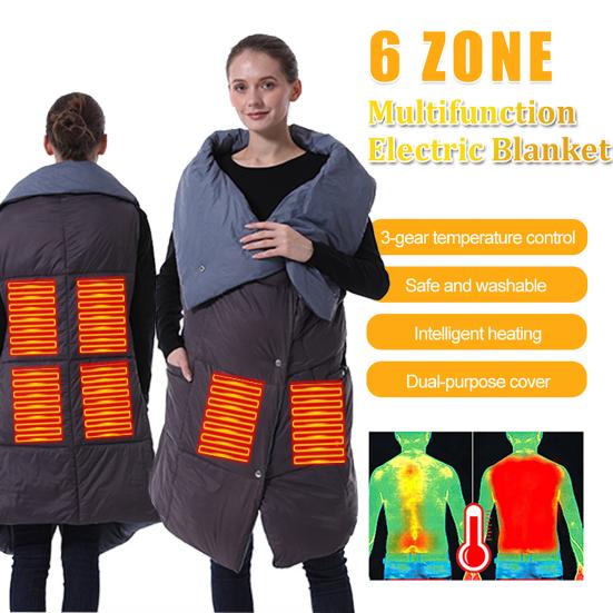 Satın alın Electric Shawl Three-speed Temperature Mode Dual Control ...