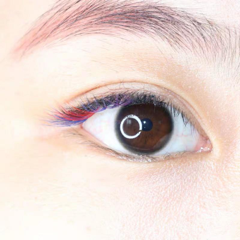 Female Grafting Charming Natural Eyelash Eyelashes Expanding Colored ...