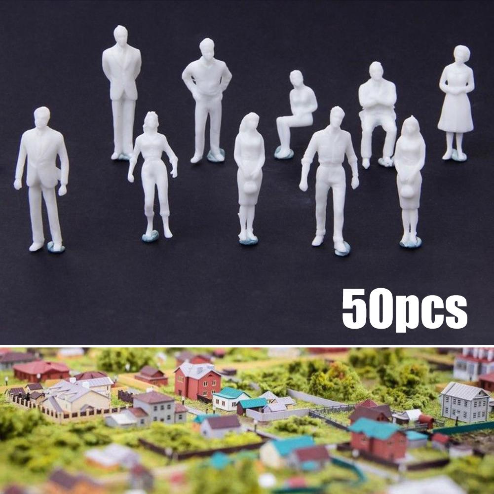 Satın alın Plastic Scale Model Miniature White Figures Unpainted | Joom