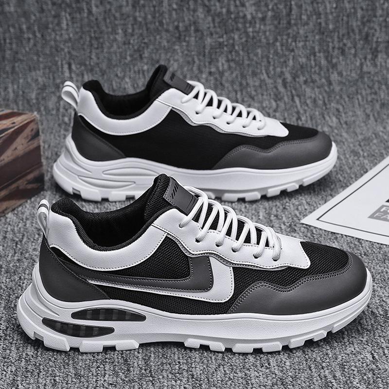 Buy Spring Men's Shoes Mesh Sports Shoes Men's Casual Trend Daddy Shoes ...