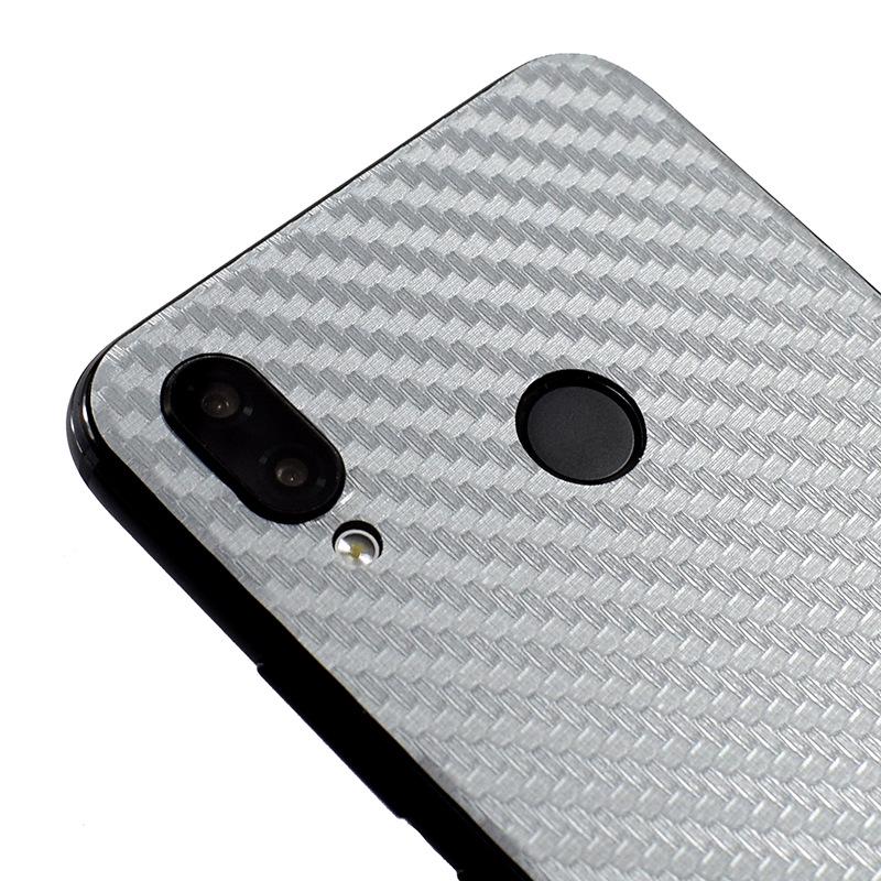 For Huawei Nova 4 3 3e 3i / P Smart+ Full Cover Back 3D Carbon Fiber ...