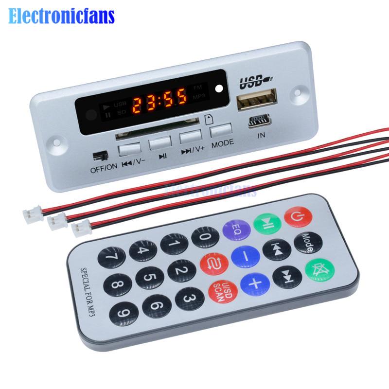 Buy MP3 WAV U-Disk & TF Card USB Mini 5V MP3 Decoder Board Bluetooth ...